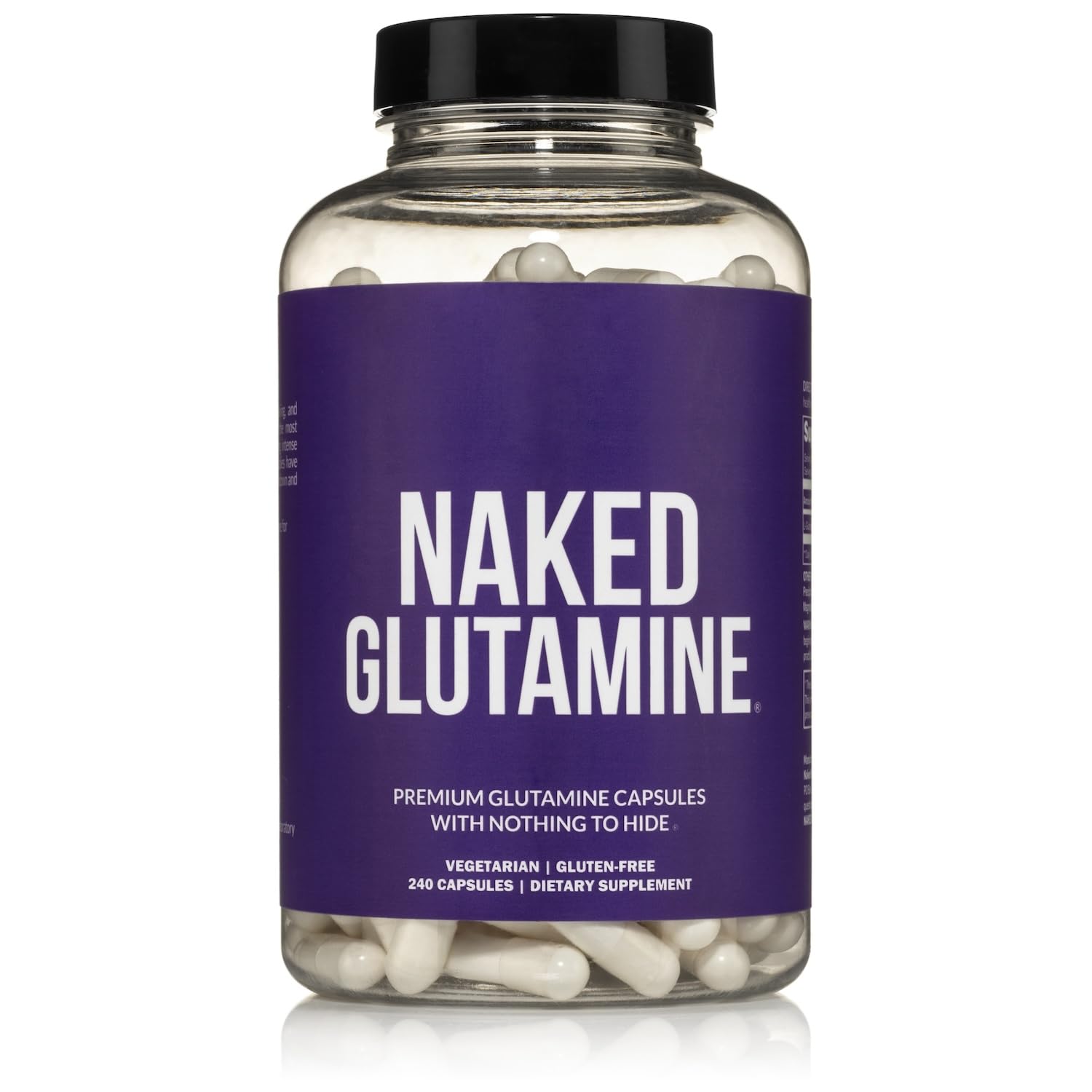 NAKED l-glutamine for muscle recovery