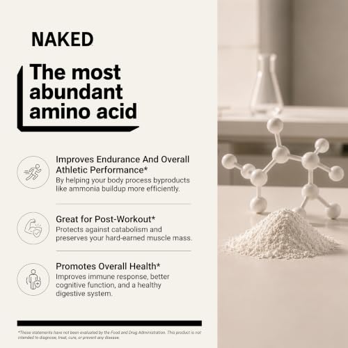 NAKED L-Glutamine powder for athletes