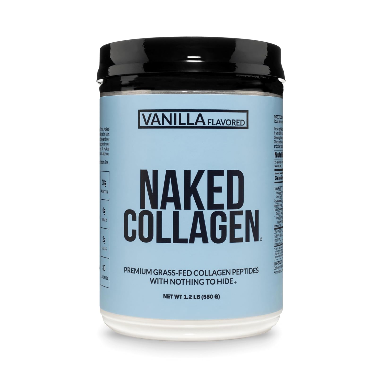NAKED vanilla collagen peptides powder