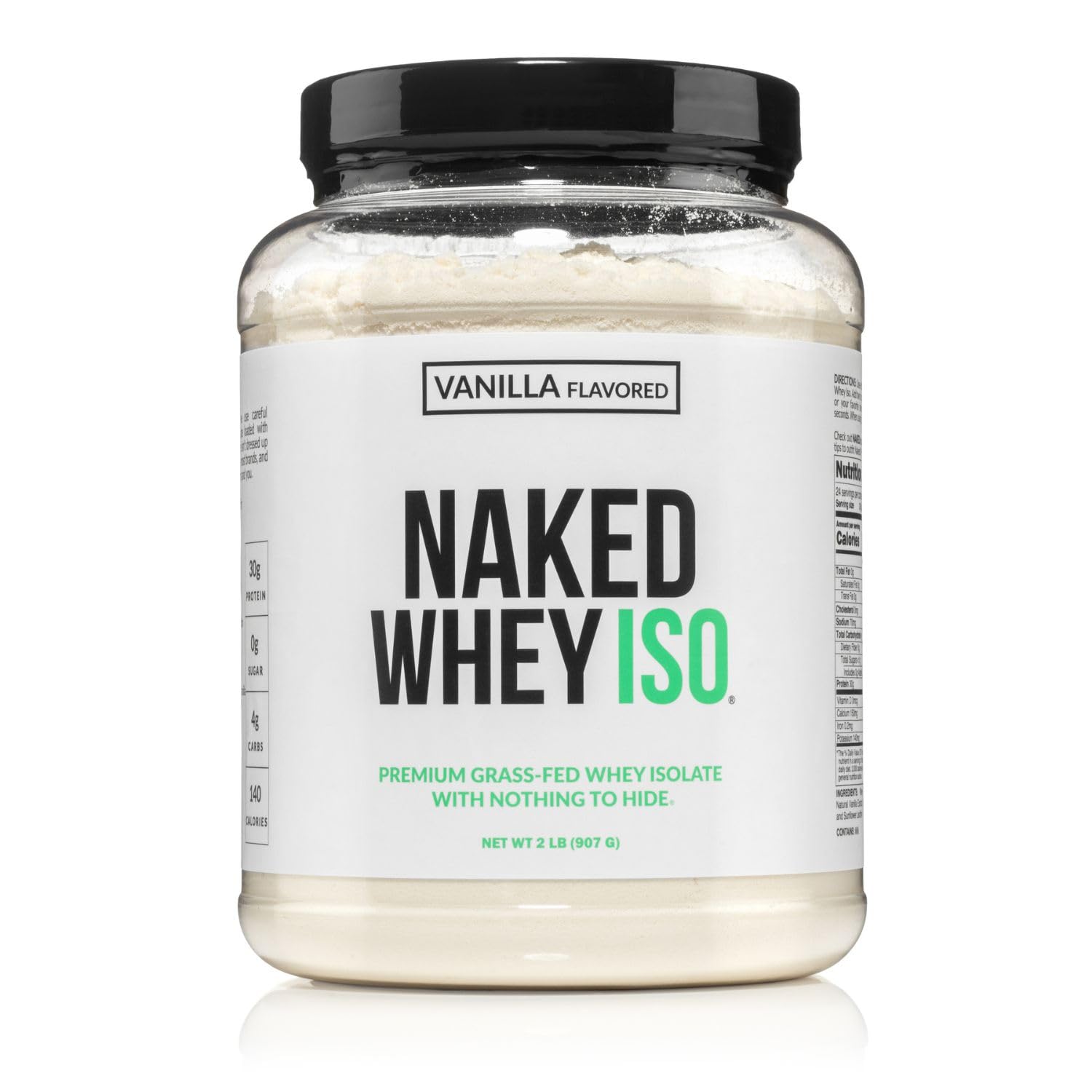 NAKED Vanilla whey isolate protein powder