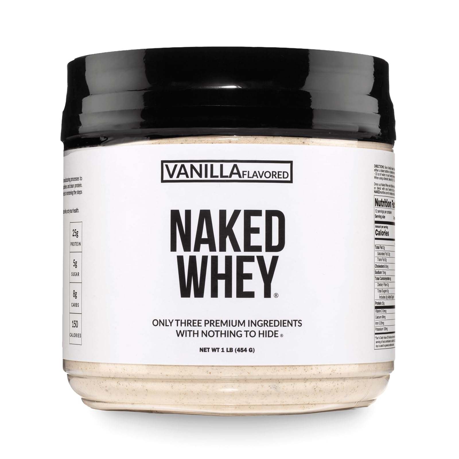 NAKED vanilla whey protein powder