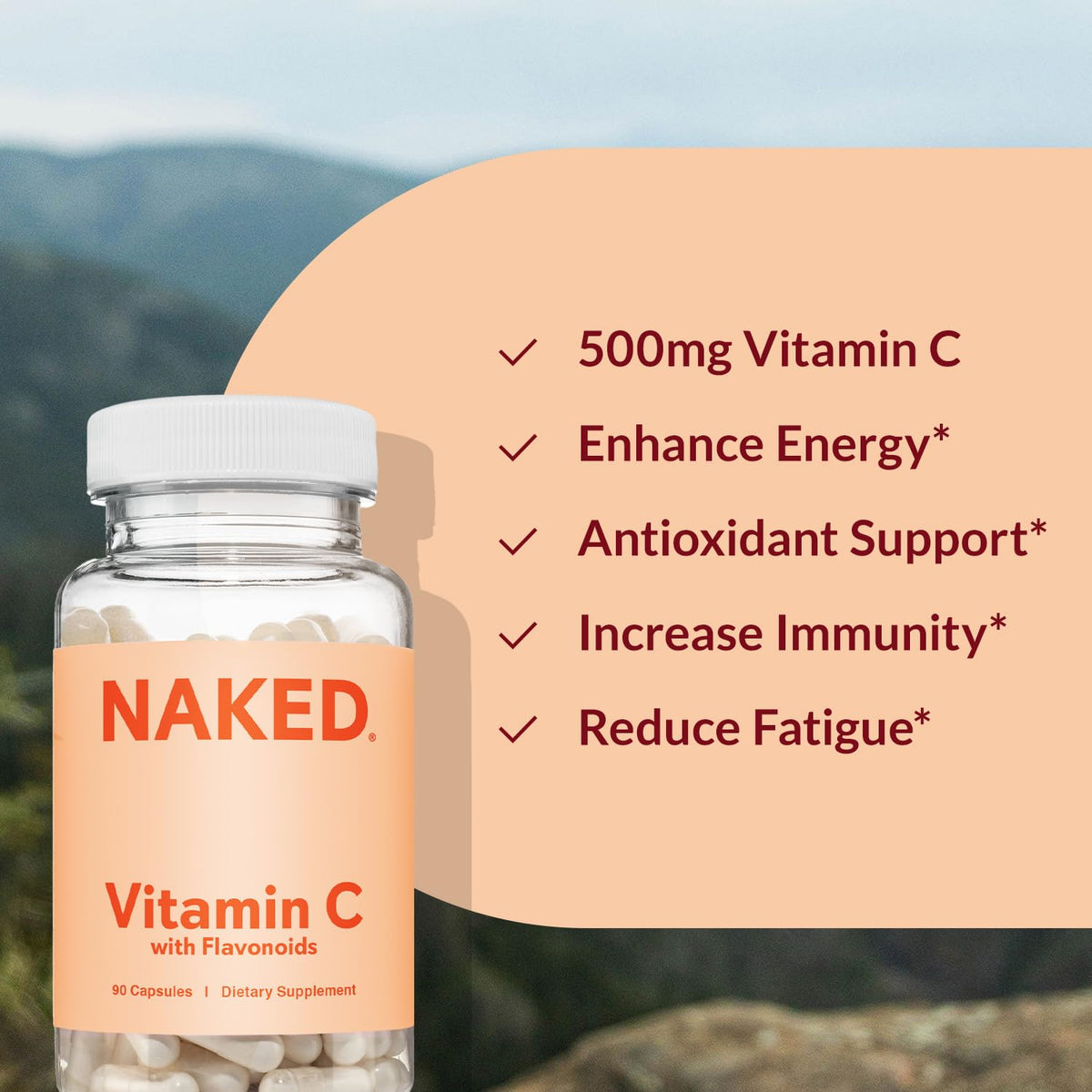NAKED Vitamin C antioxidant benefits