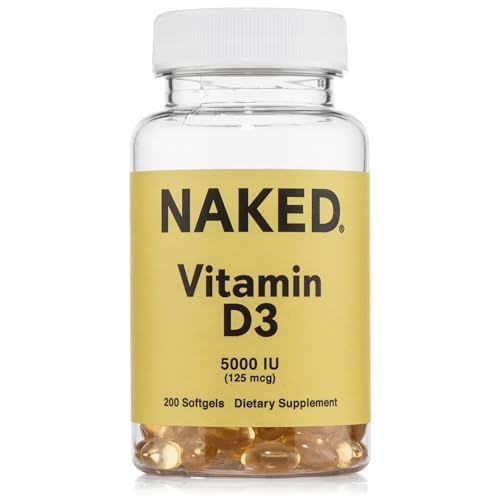 NAKED Vitamin D3 softgels for immunity