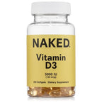 NAKED Vitamin D3 softgels for immunity