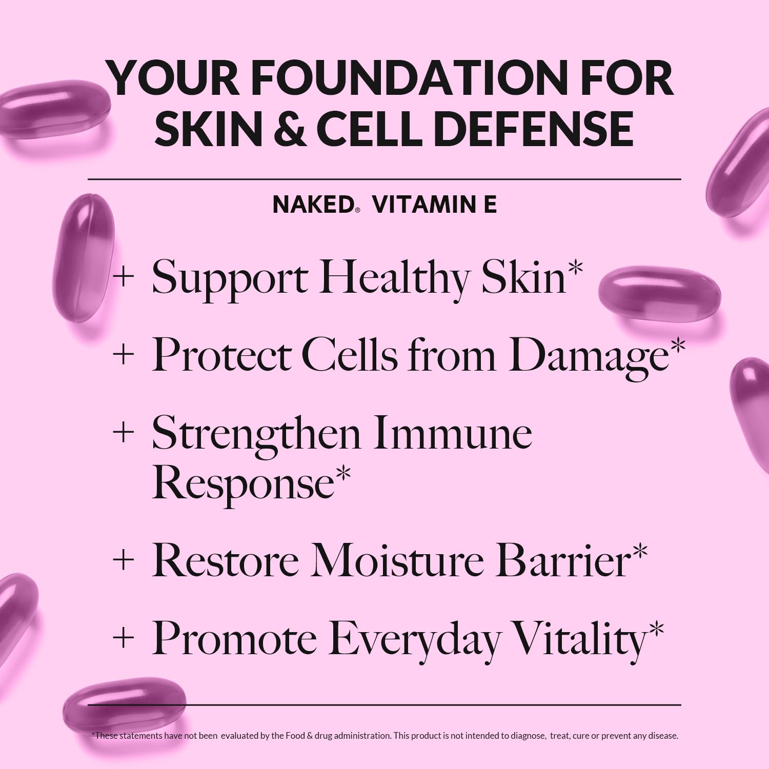 Naked Vitamin E for immune function