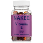 Naked Vitamin E softgels for skin health