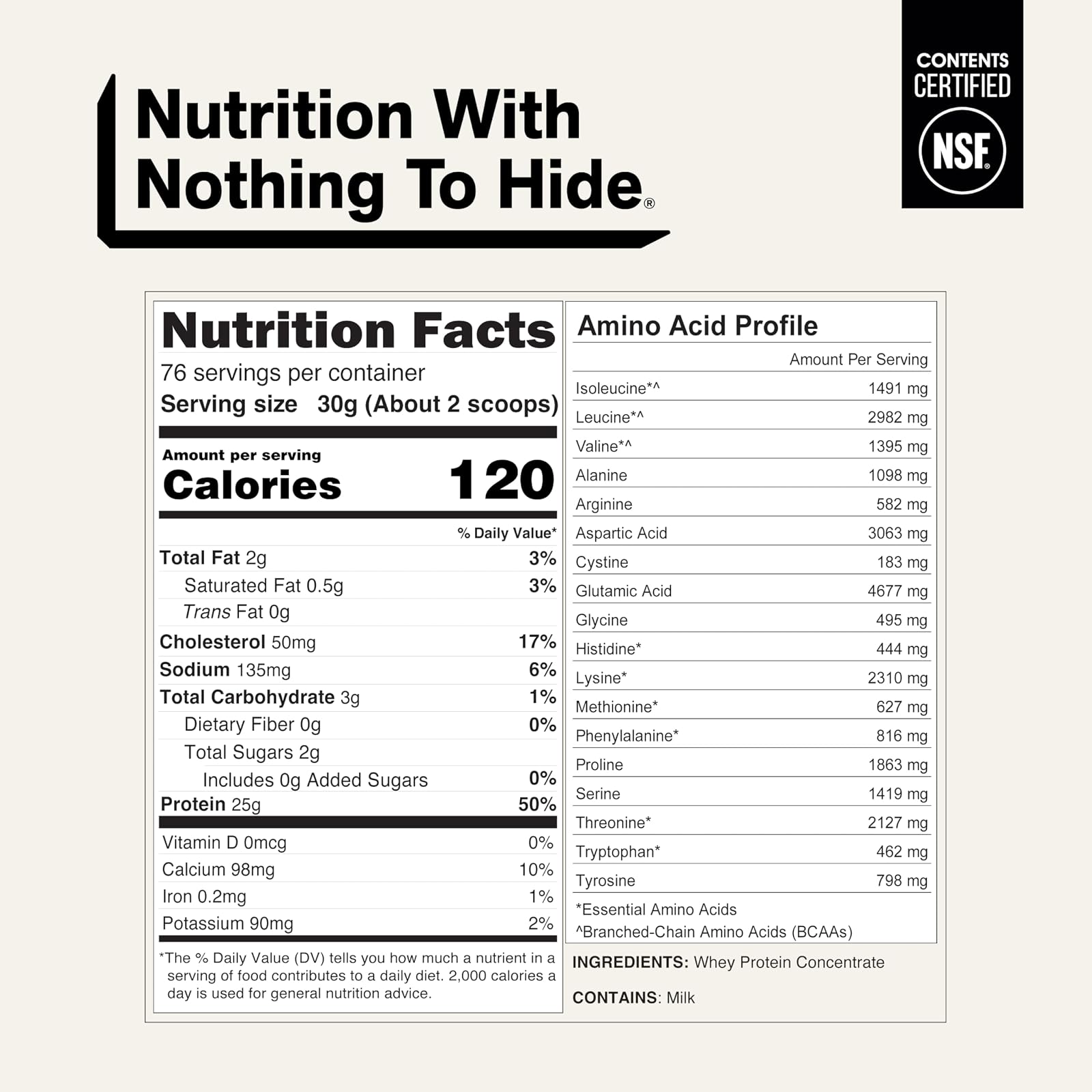 NAKED whey protein 76 servings