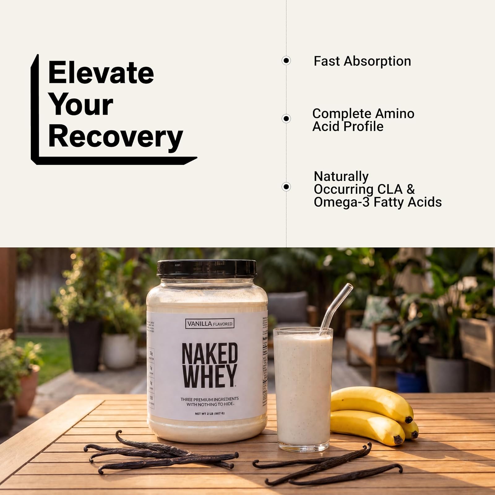 NAKED whey protein for post-workout fuel