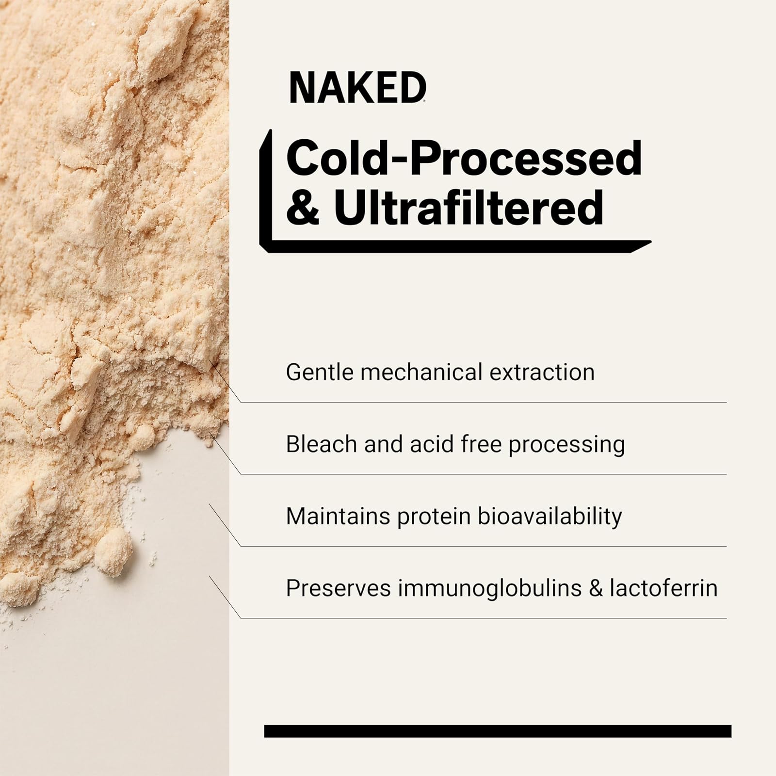 NAKED whey protein for post-workout recovery