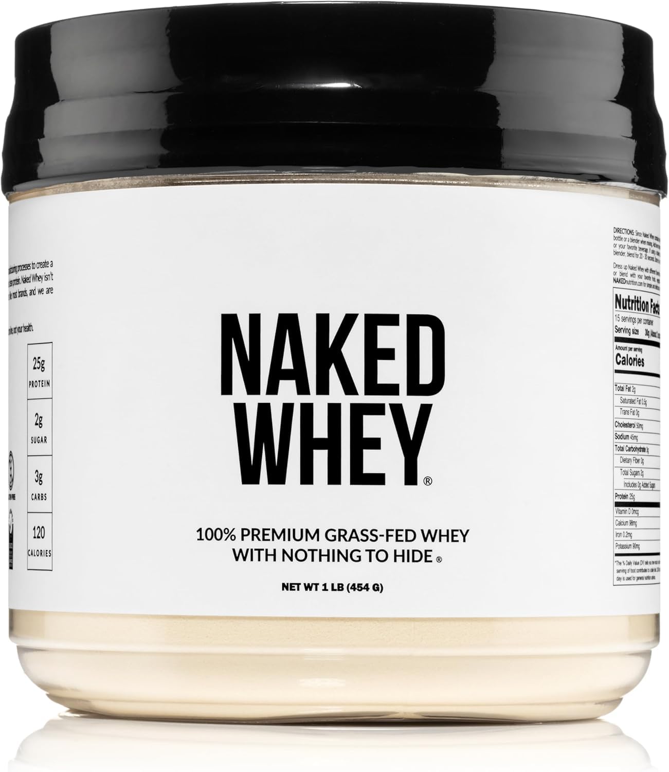 NAKED whey protein powder for muscle gain