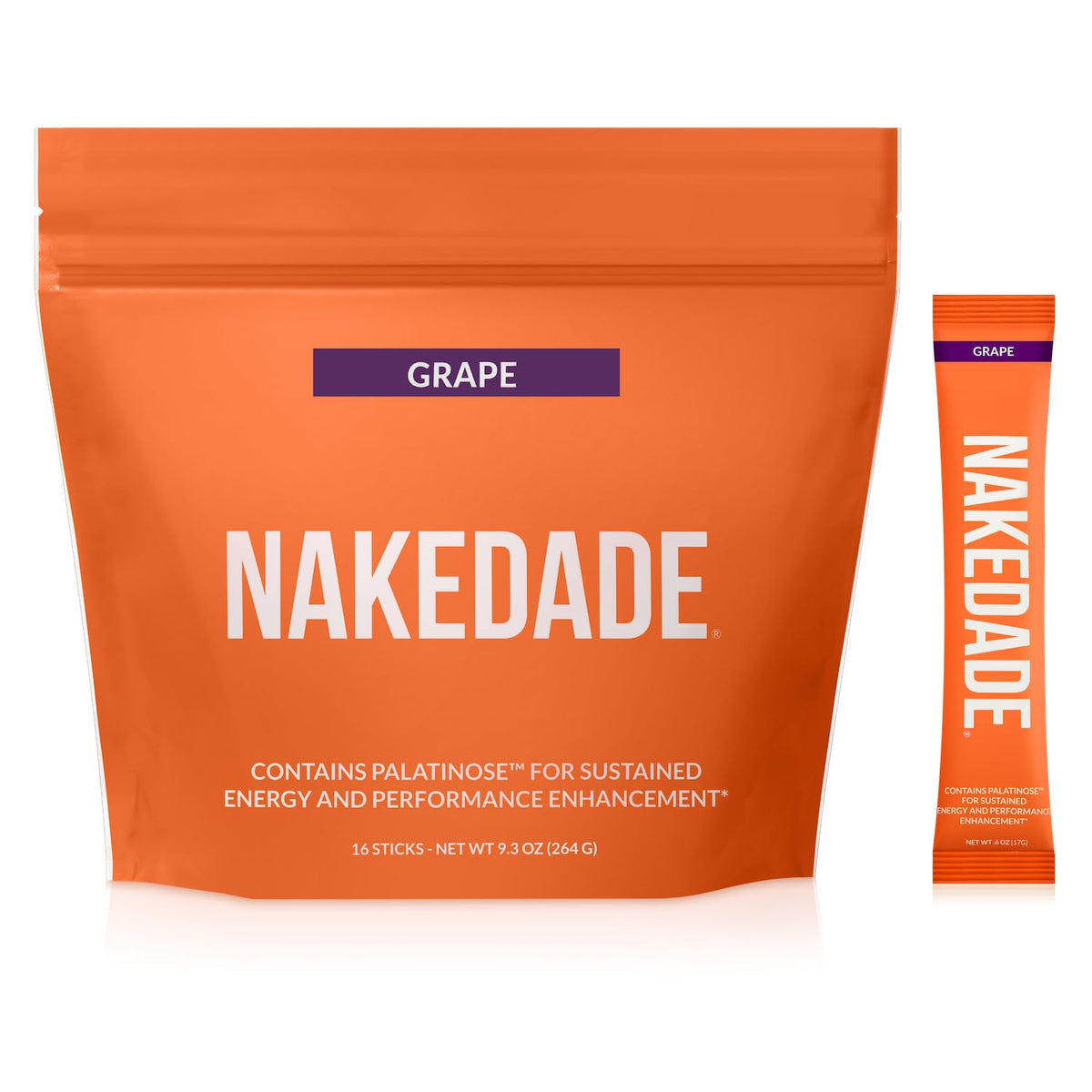Nakedade Grape electrolyte powder sticks