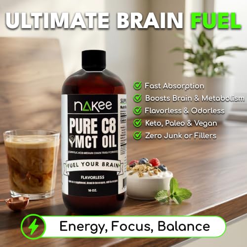 Nakee MCT oil for mental clarity