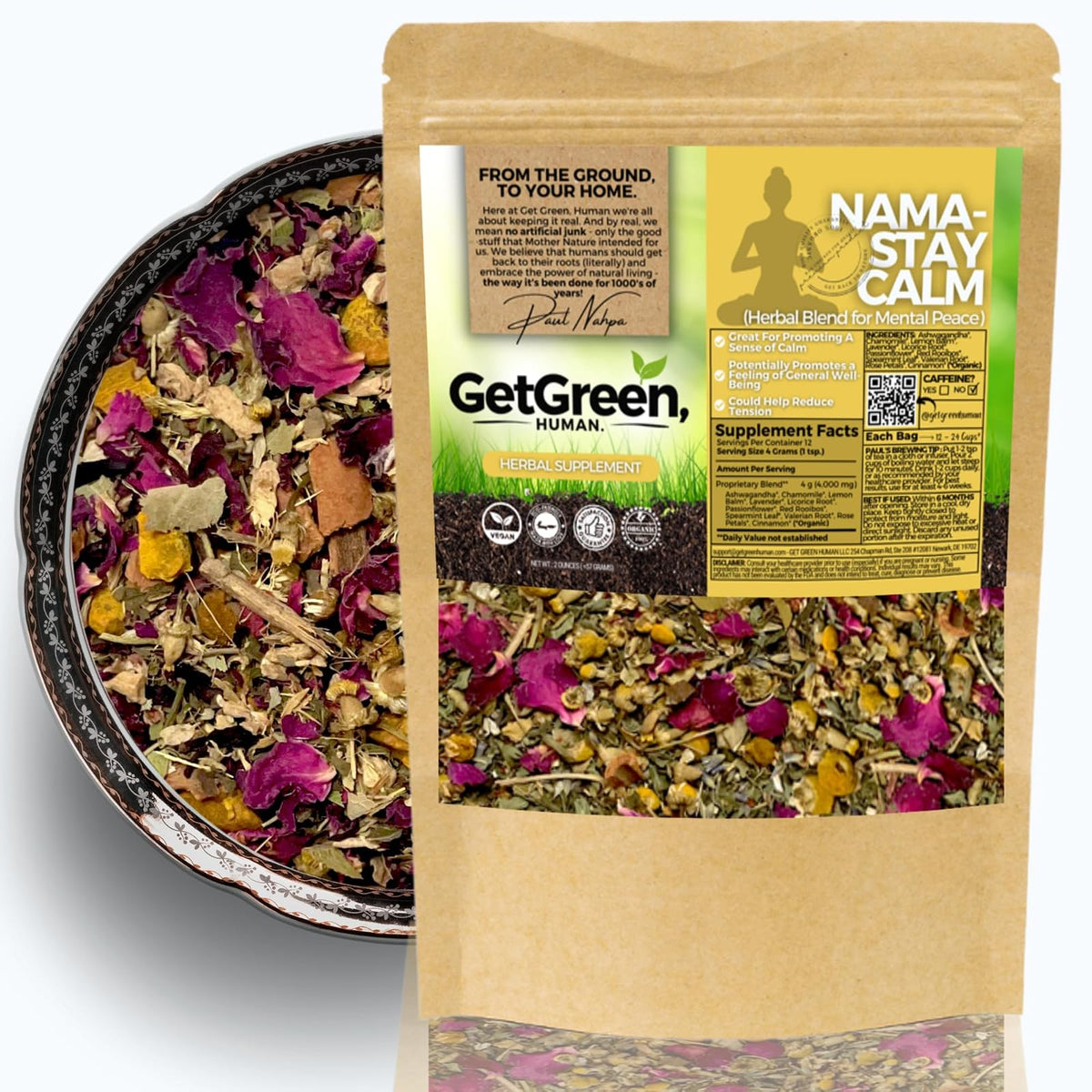 Nama Stay Calm herbal tea benefits