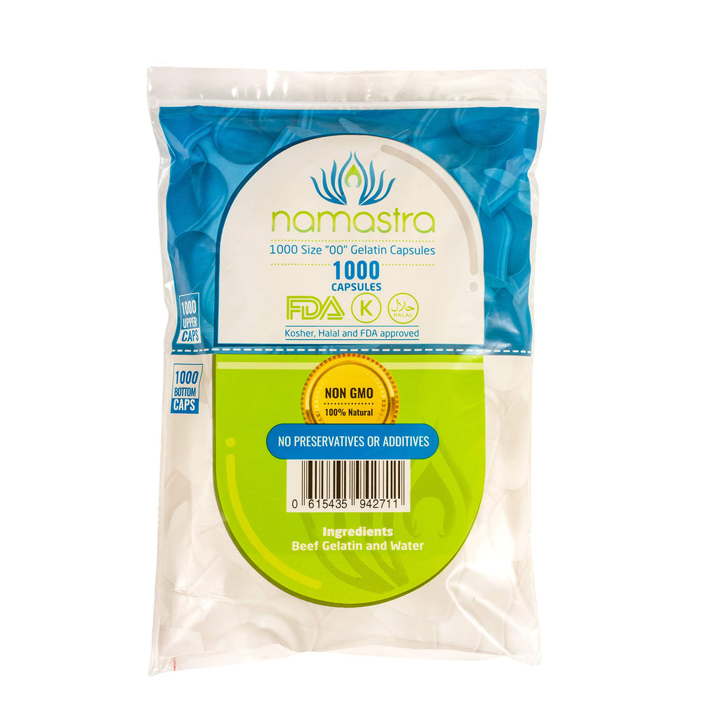 Namastra gelatin capsules for vitamins