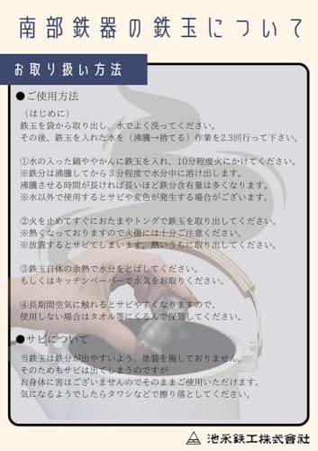 Nambu iron for authentic Japanese recipes
