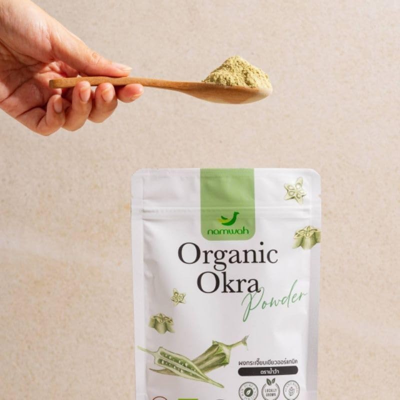 Namwah okra powder for improved digestion