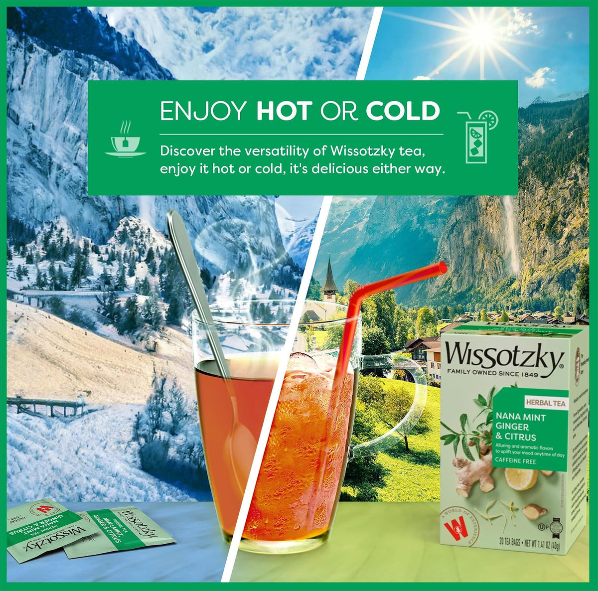 Nana Mint Ginger tea for digestion
