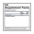 Nanoemulsified DIM for enhanced absorption