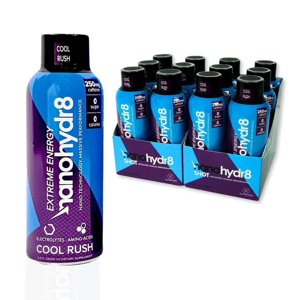 Nanohydr8 energy drink for workouts