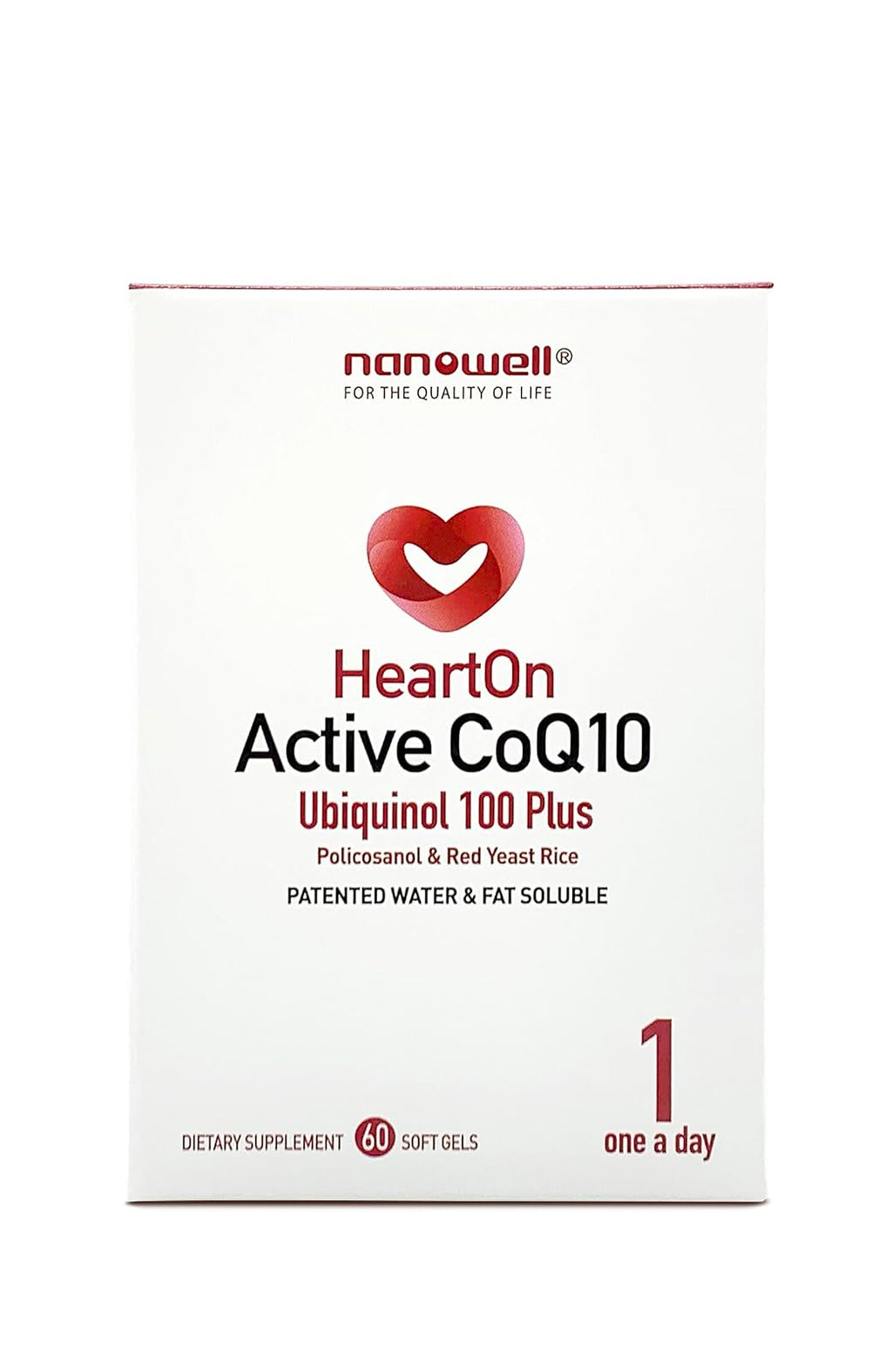 NANOWELL CoQ10 Ubiquinol softgels
