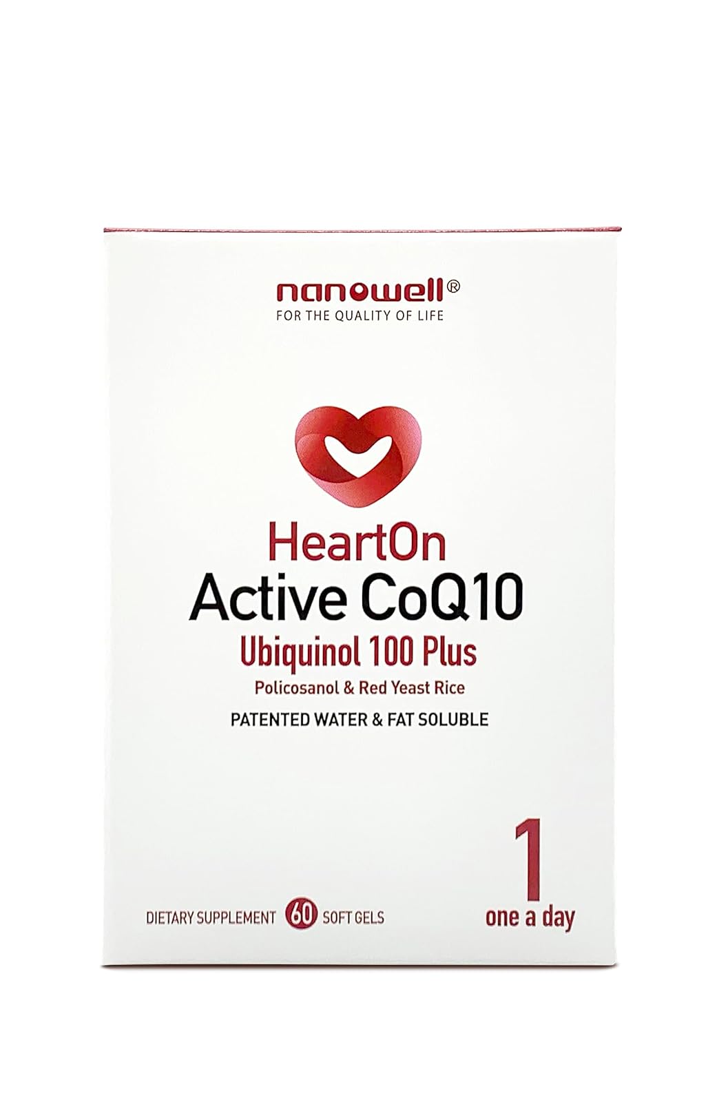 NANOWELL CoQ10 Ubiquinol softgels