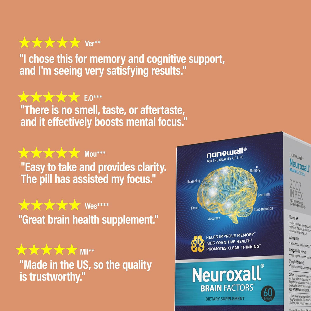 NANOWELL softgels for cognitive support