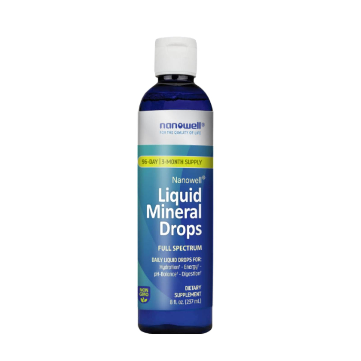 Nanowell trace mineral drops for hydration