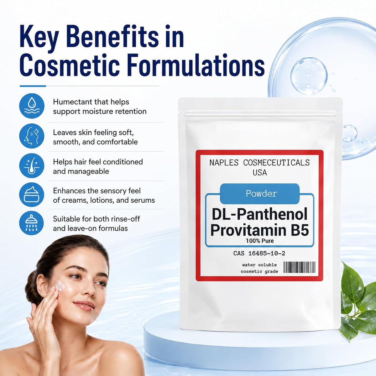 Naples Cosmeceuticals panthenol uses