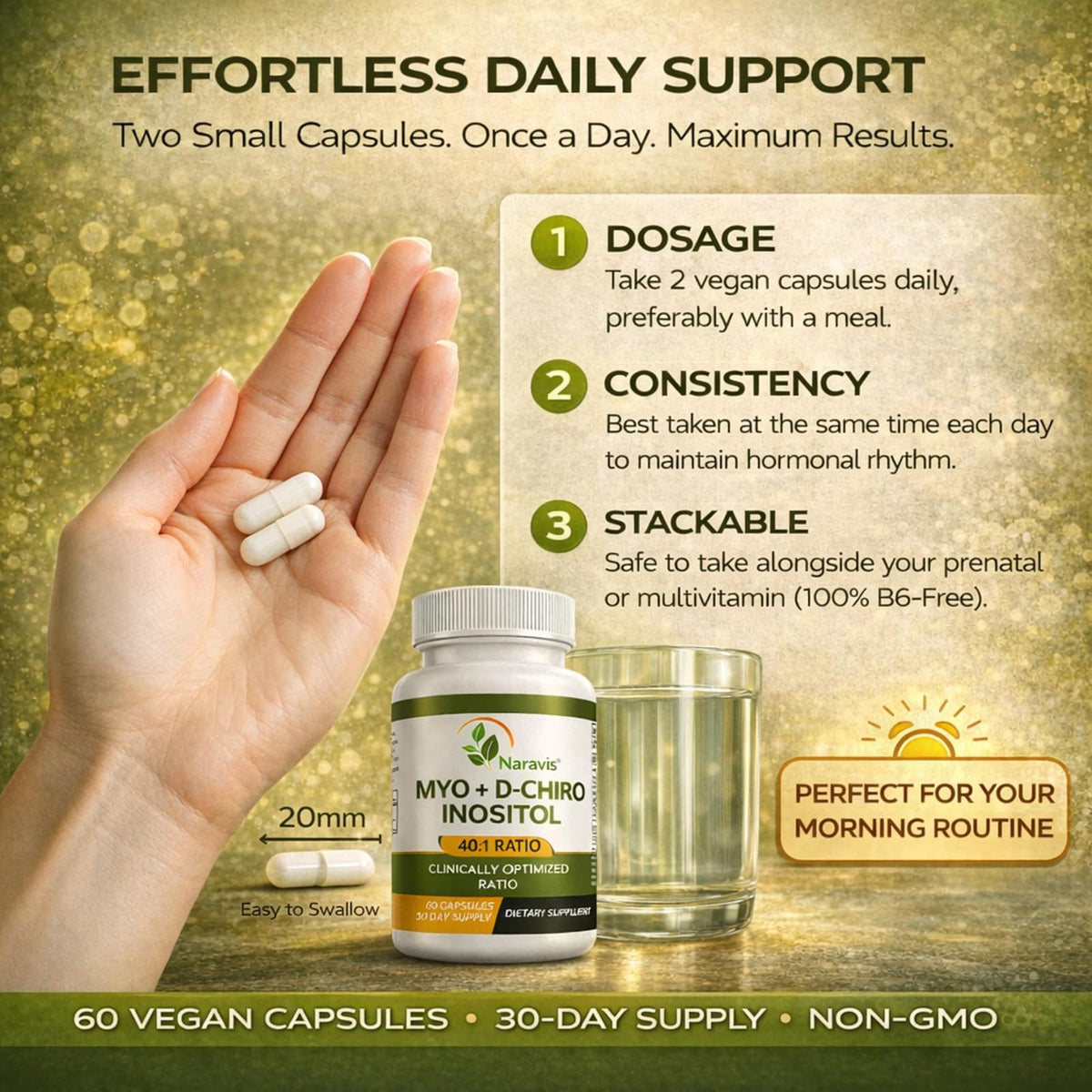 Naravis Inositol for stress relief