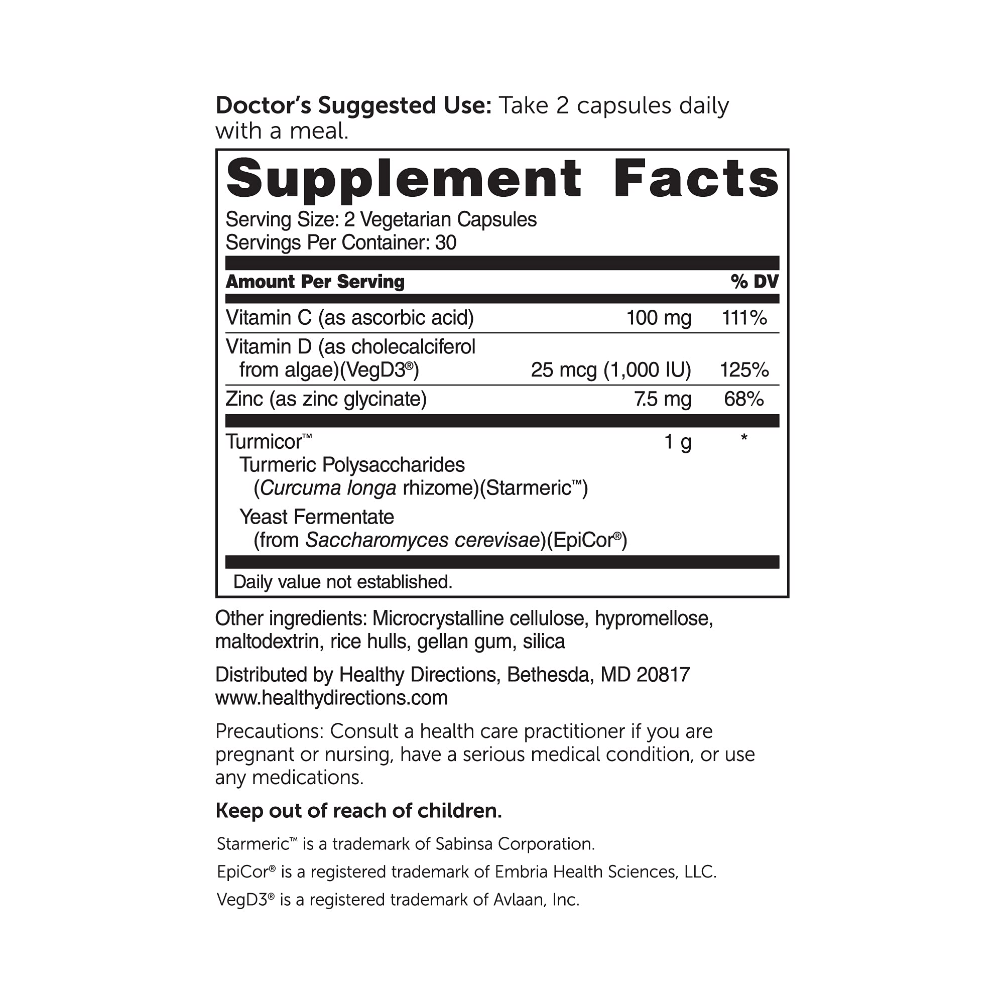 nasal health support blended vitamin & mineral supplements