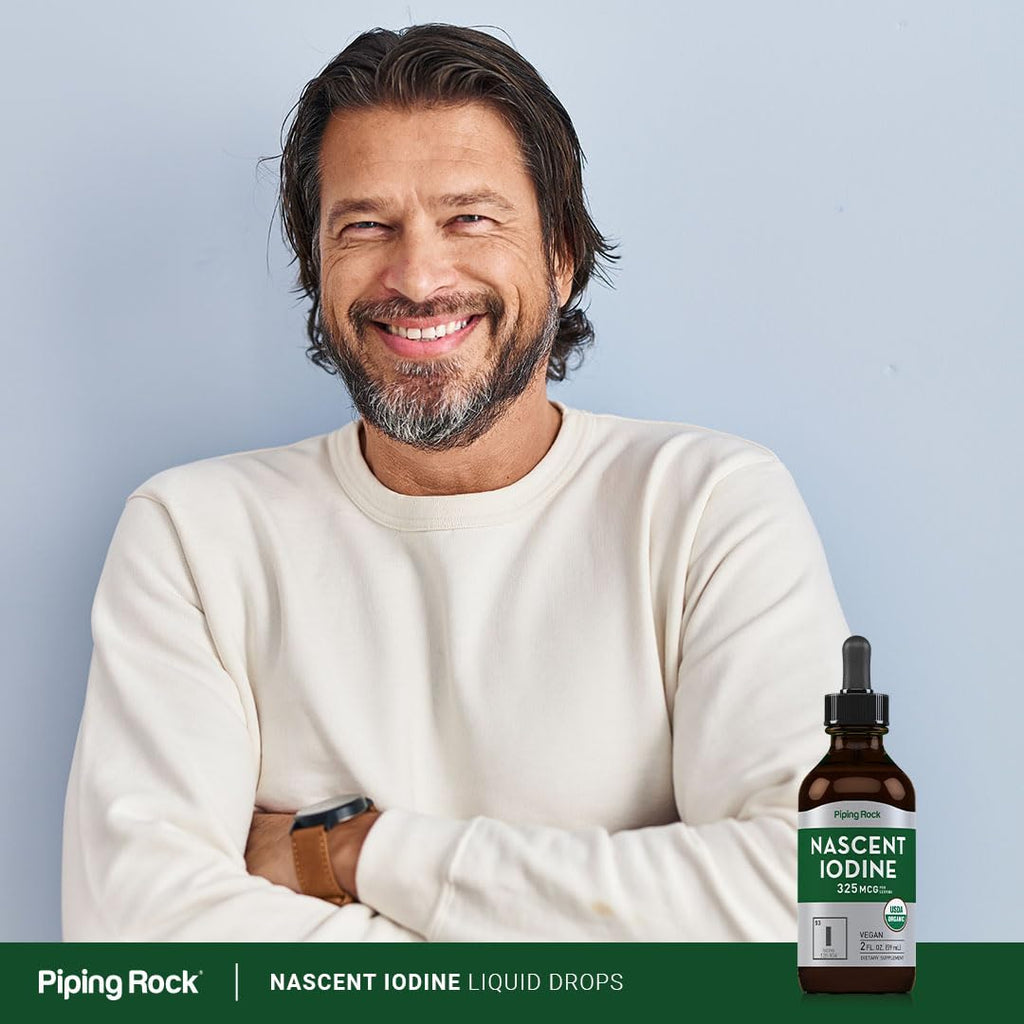Nascent iodine drops for overall vitality
