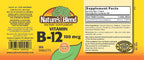 NAT B 100 mcg B12 tablets