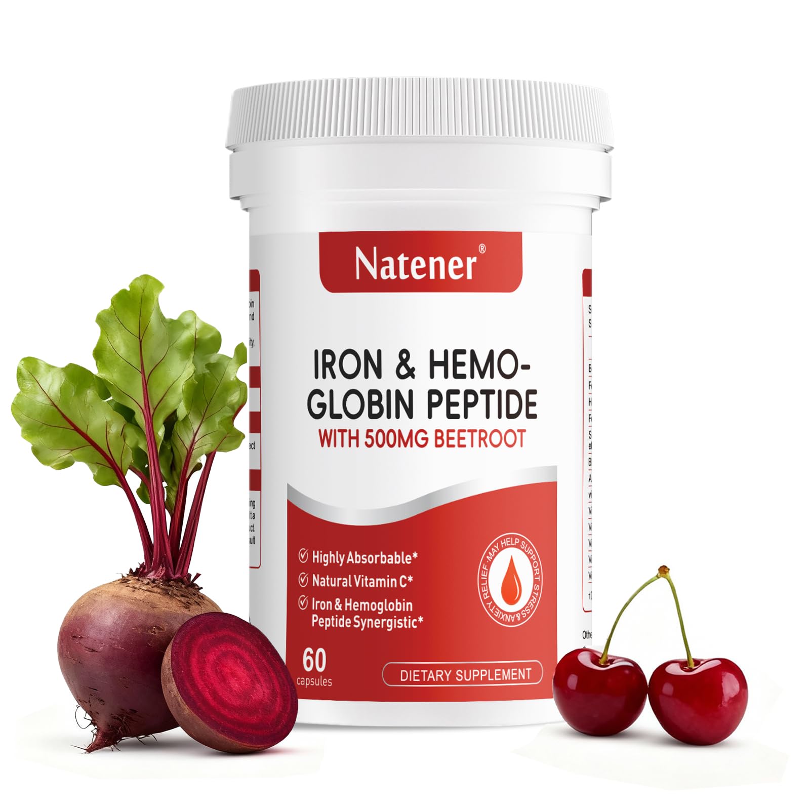 Natener iron supplement for energy