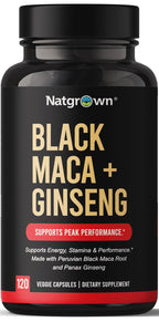 Natgrown black maca root capsules