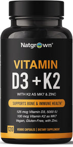 Natgrown Vitamin D3 K2 capsules