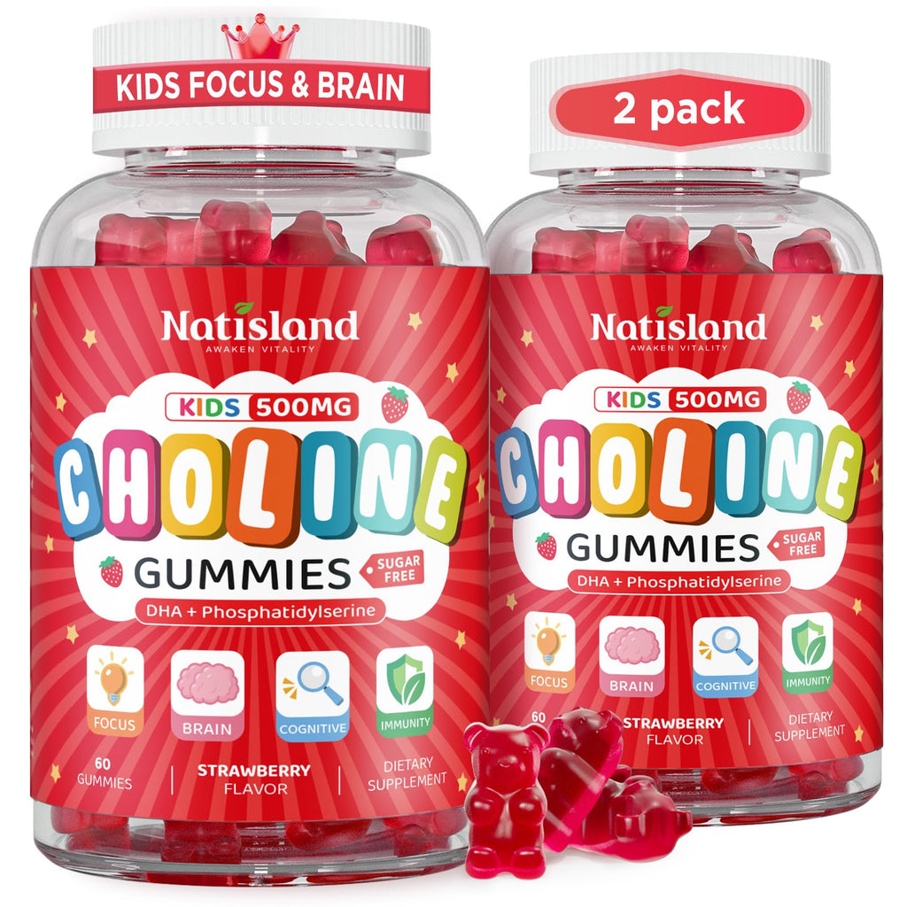 NATISLAND Choline Gummies for brain health