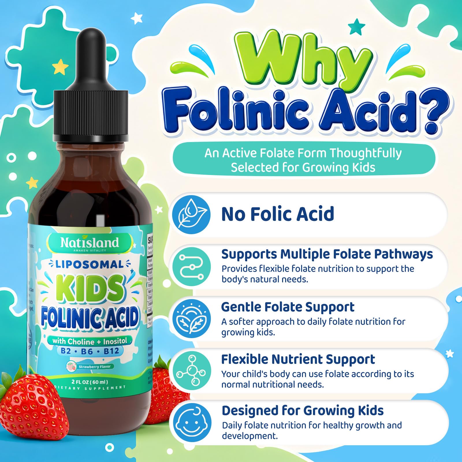 NATISLAND folinic acid benefits