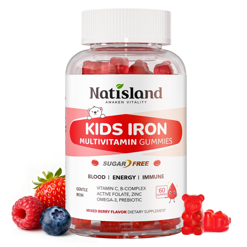 NATISLAND iron gummies for kids