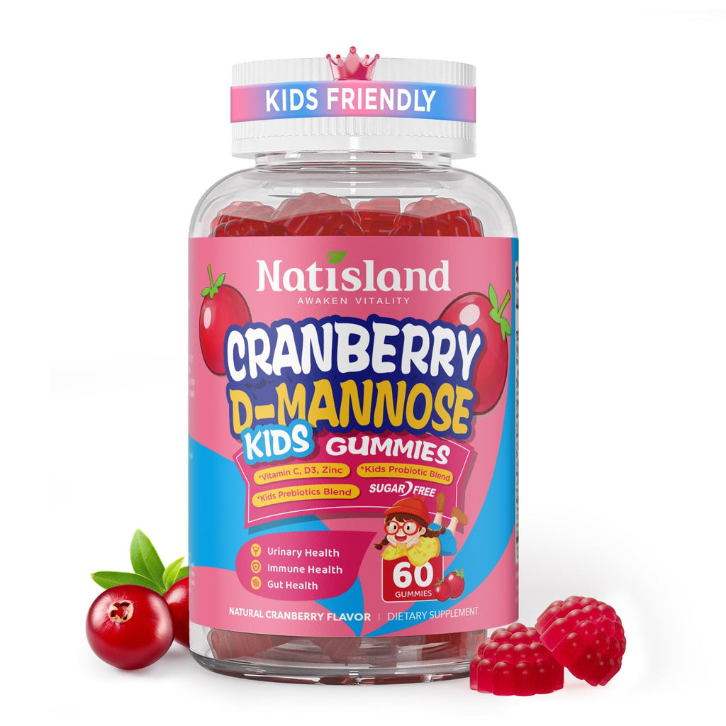NATISLAND kids cranberry gummies