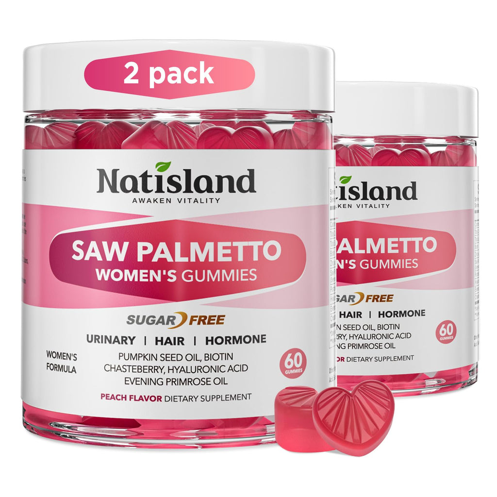 NATISLAND saw palmetto gummies for women