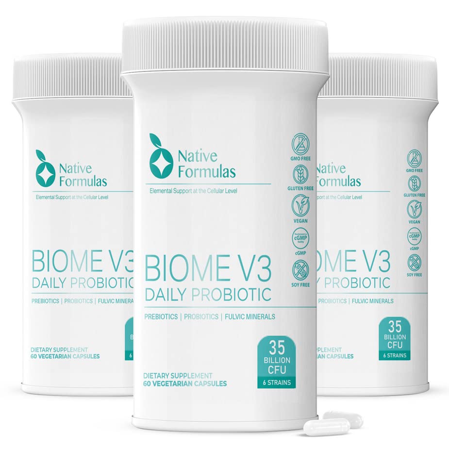 Native Formulas probiotic capsules for gut health
