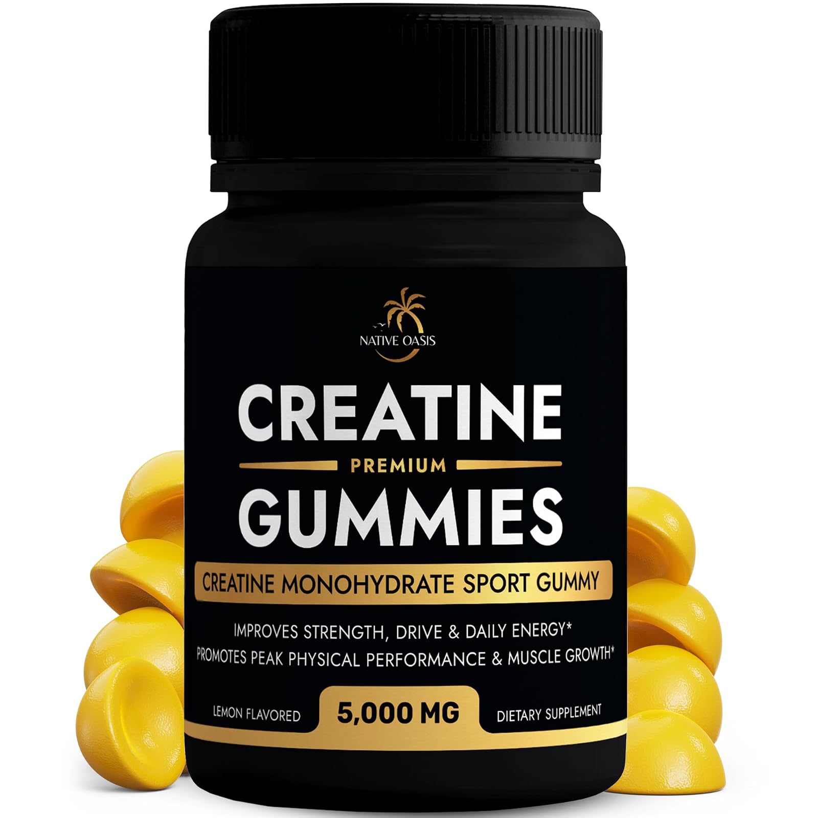 Native Oasis creatine gummies for energy