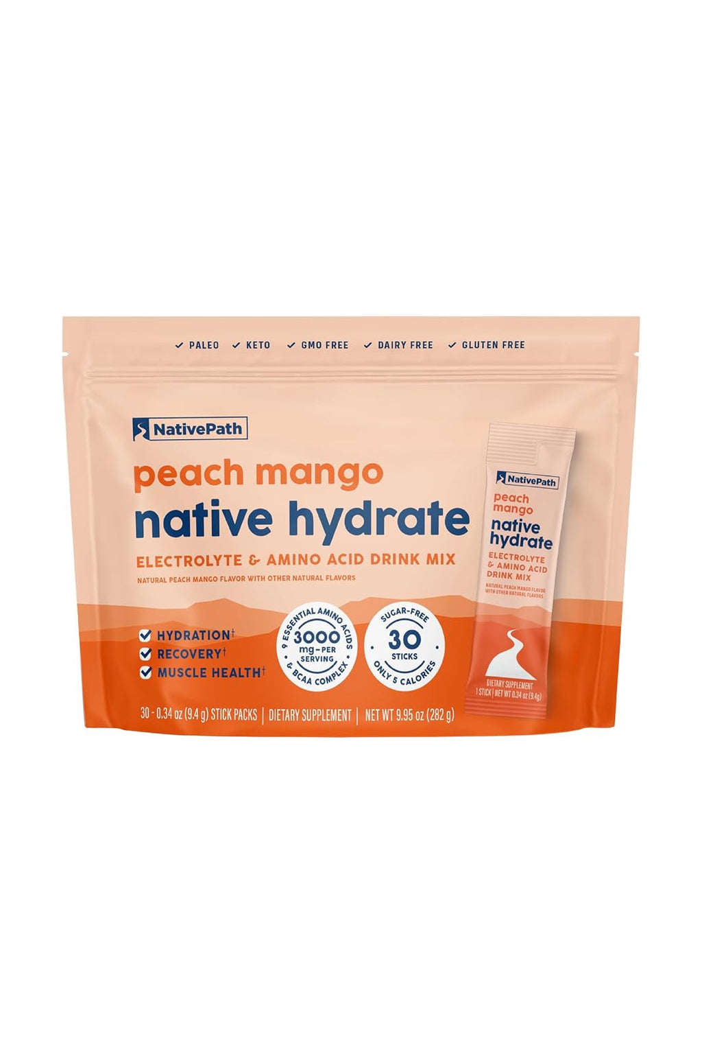 NativePath electrolyte stick packs