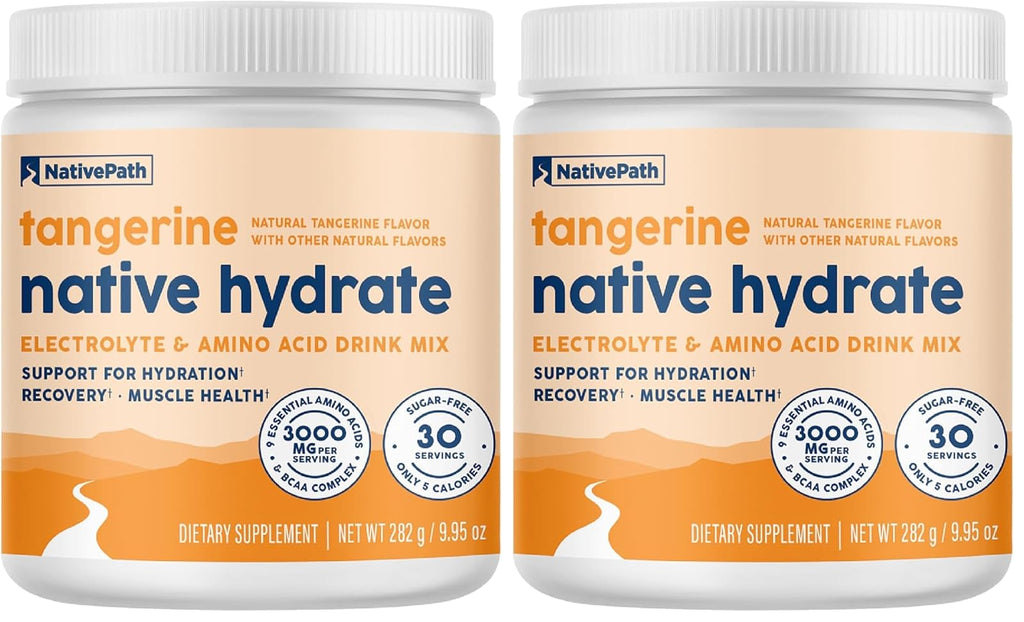 NativePath electrolytes powder tangerine
