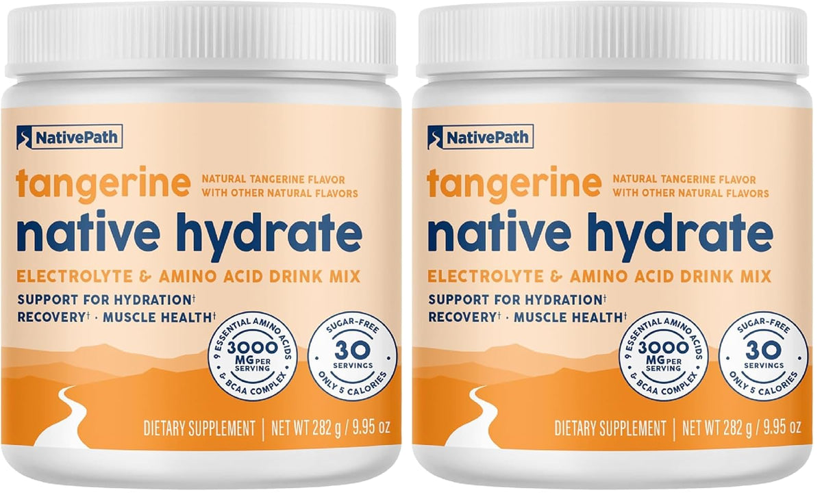NativePath electrolytes powder tangerine