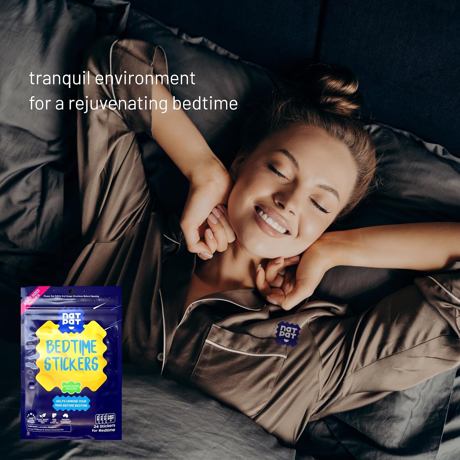 NATPAT melatonin patches for relaxation