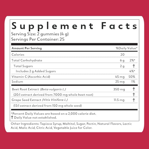 Natrava Beets+ energy-boosting gummies