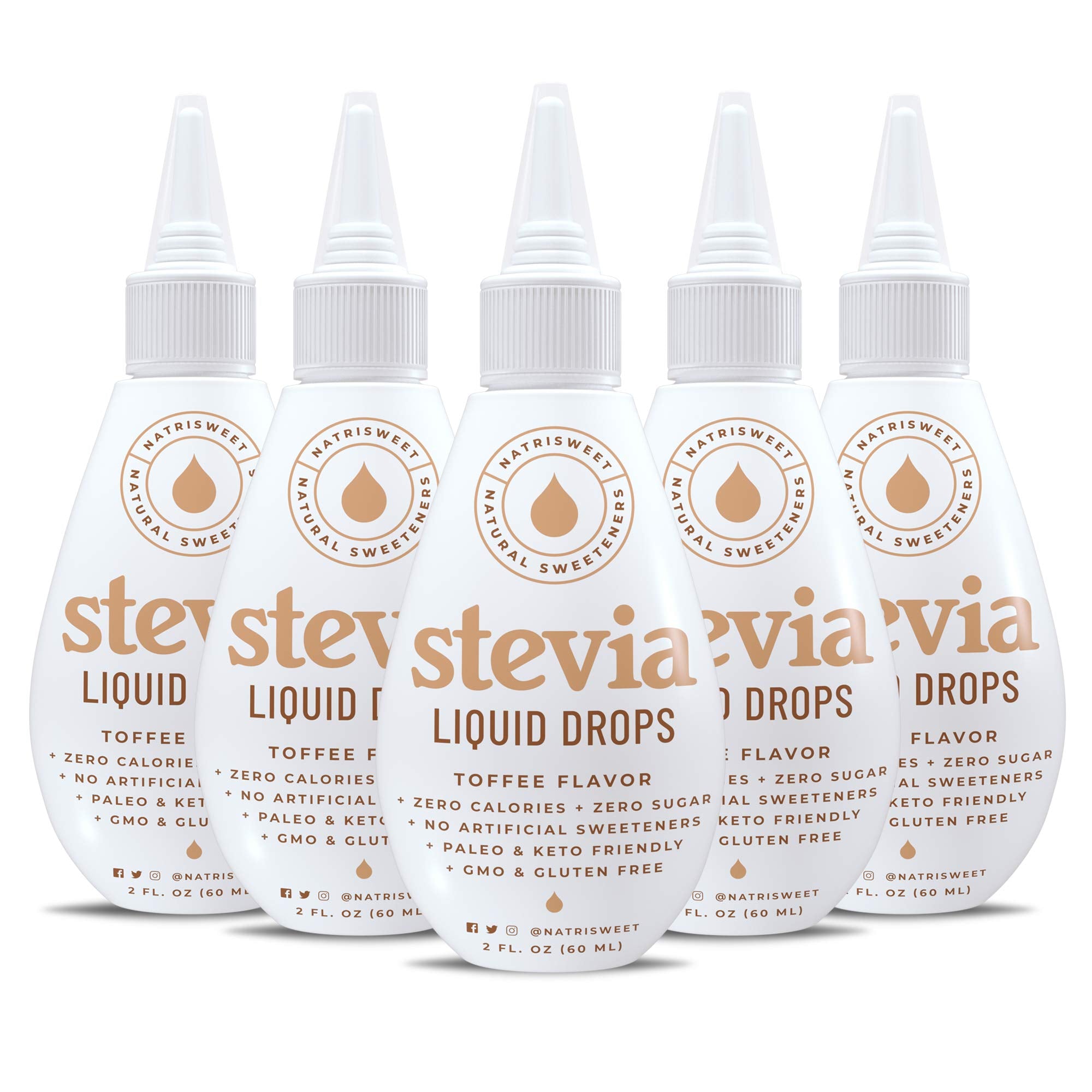 NatriSweet Toffee Stevia liquid drops