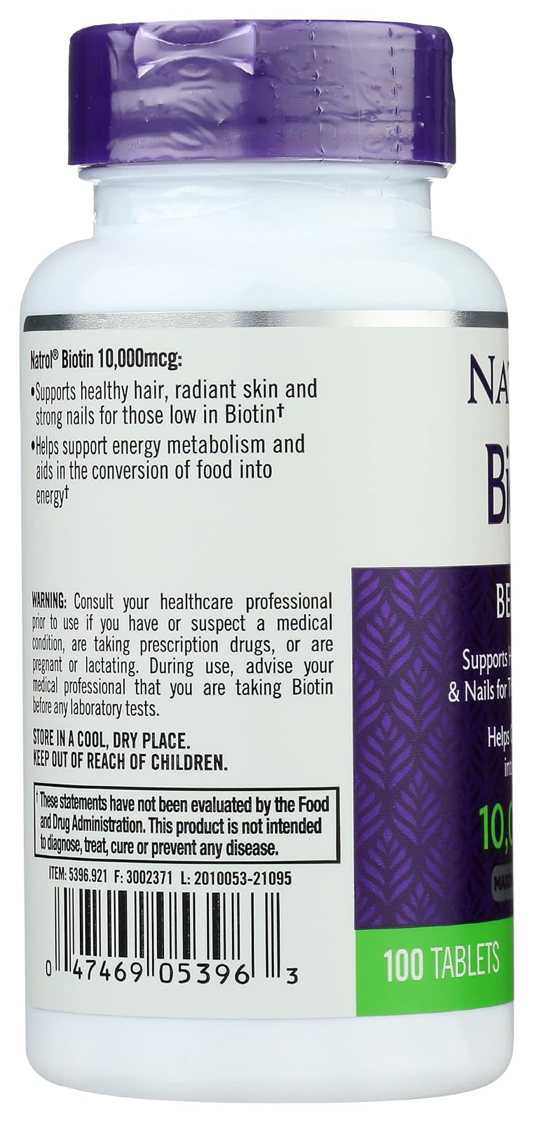 Natrol biotin for overall wellness