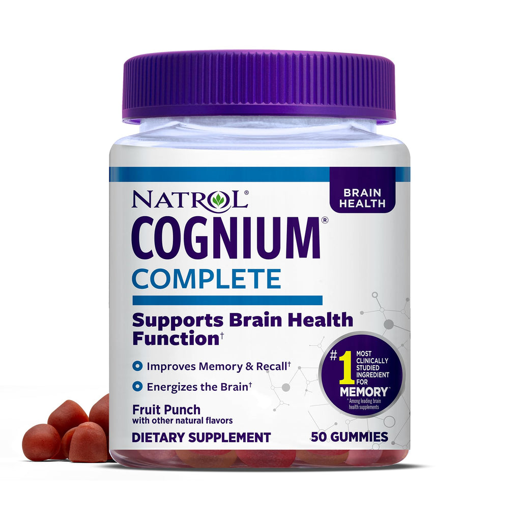 Natrol Cognium gummies for brain health